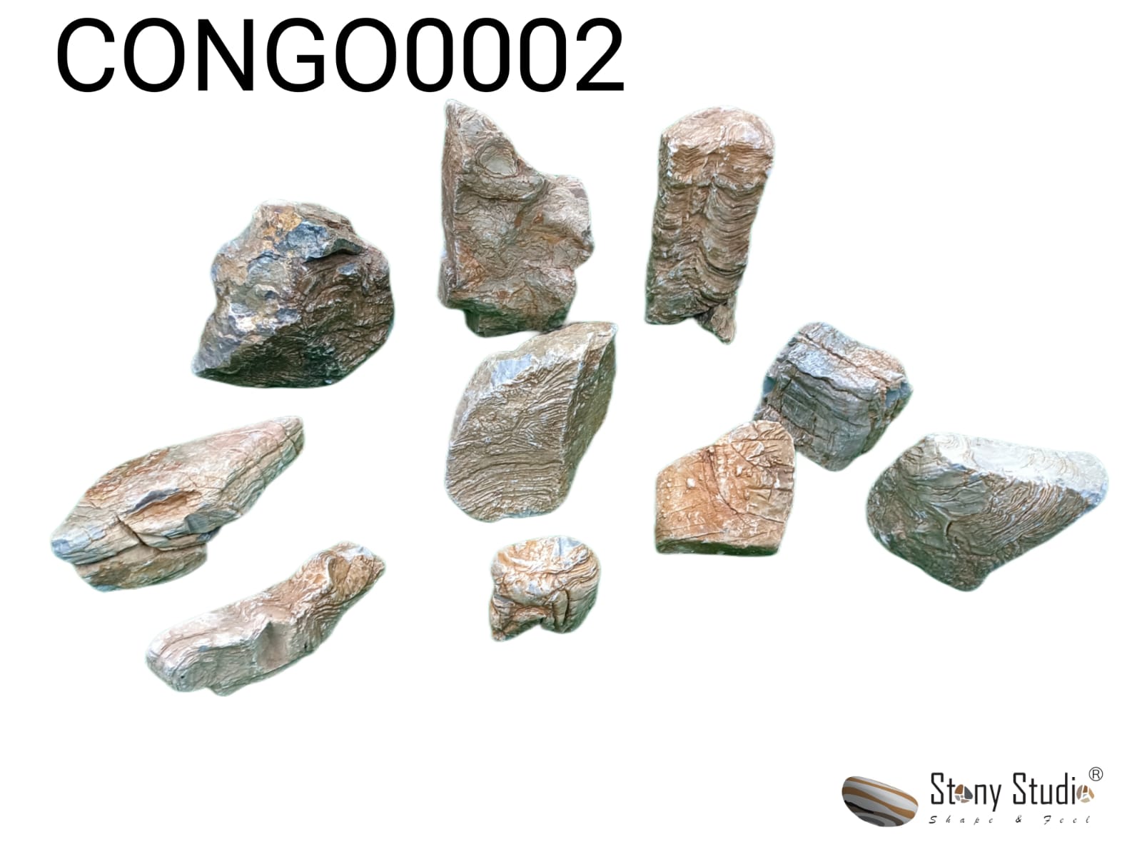 CONGO ROCK 15 KG – CONGO0002 - Stony Studio