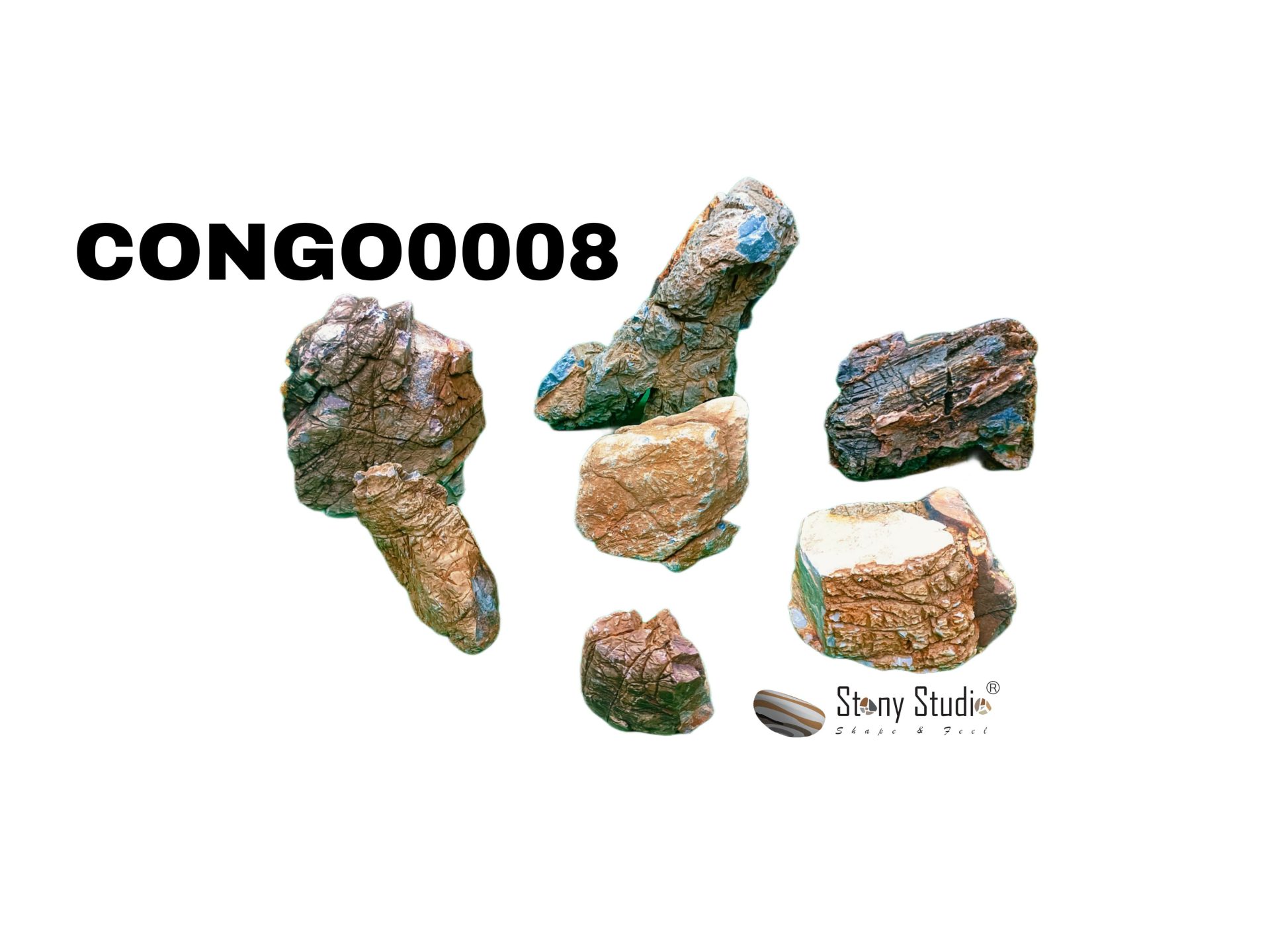 CONGO ROCK 15 KG – CONGO0008 - Stony Studio