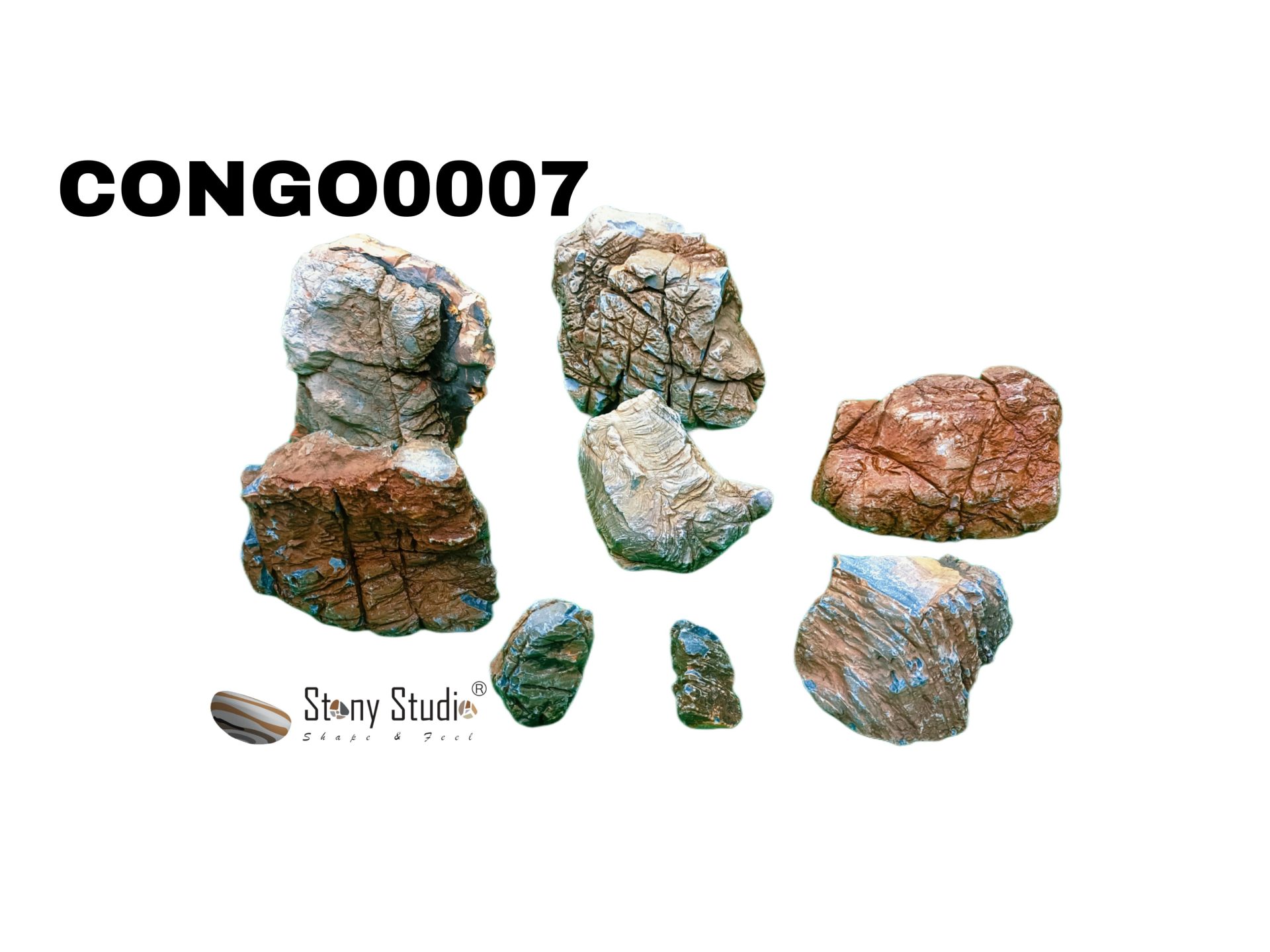 CONGO ROCK 15 KG – CONGO0007 - Stony Studio