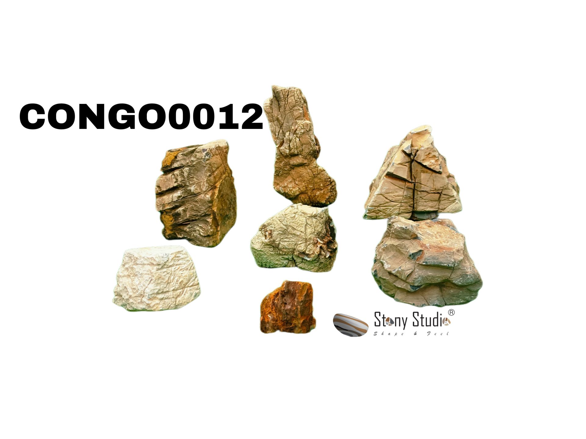 CONGO ROCK 15 KG – CONGO0012 - Stony Studio