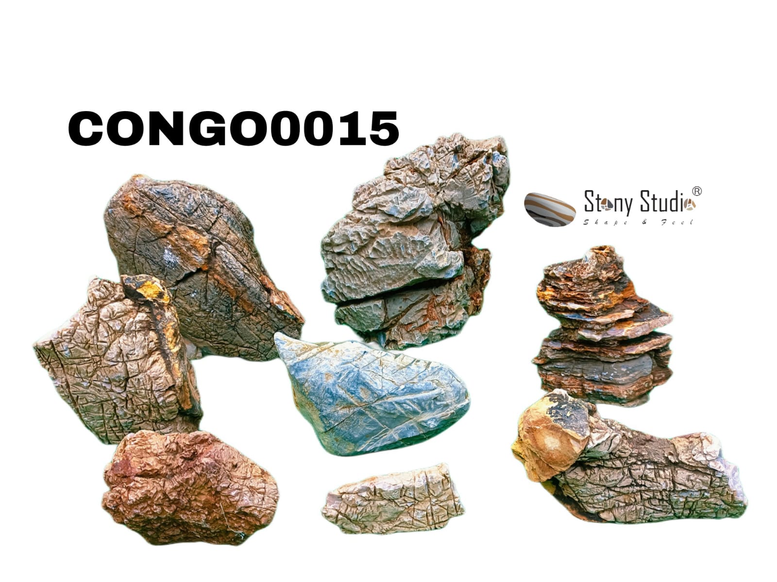 CONGO ROCK 20 KG – CONGO0015 - Stony Studio