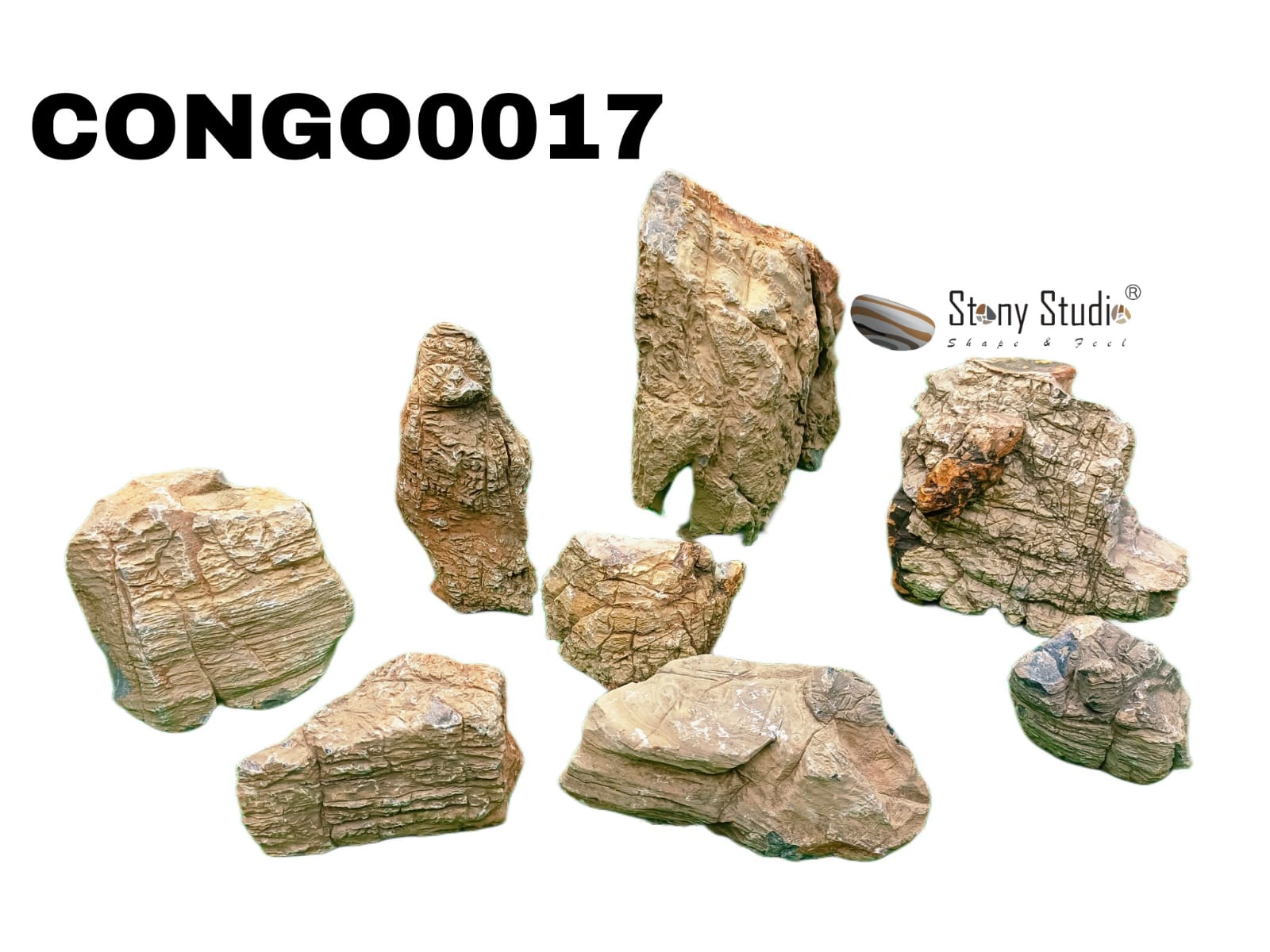 CONGO ROCK 20 KG – CONGO0017 - Stony Studio