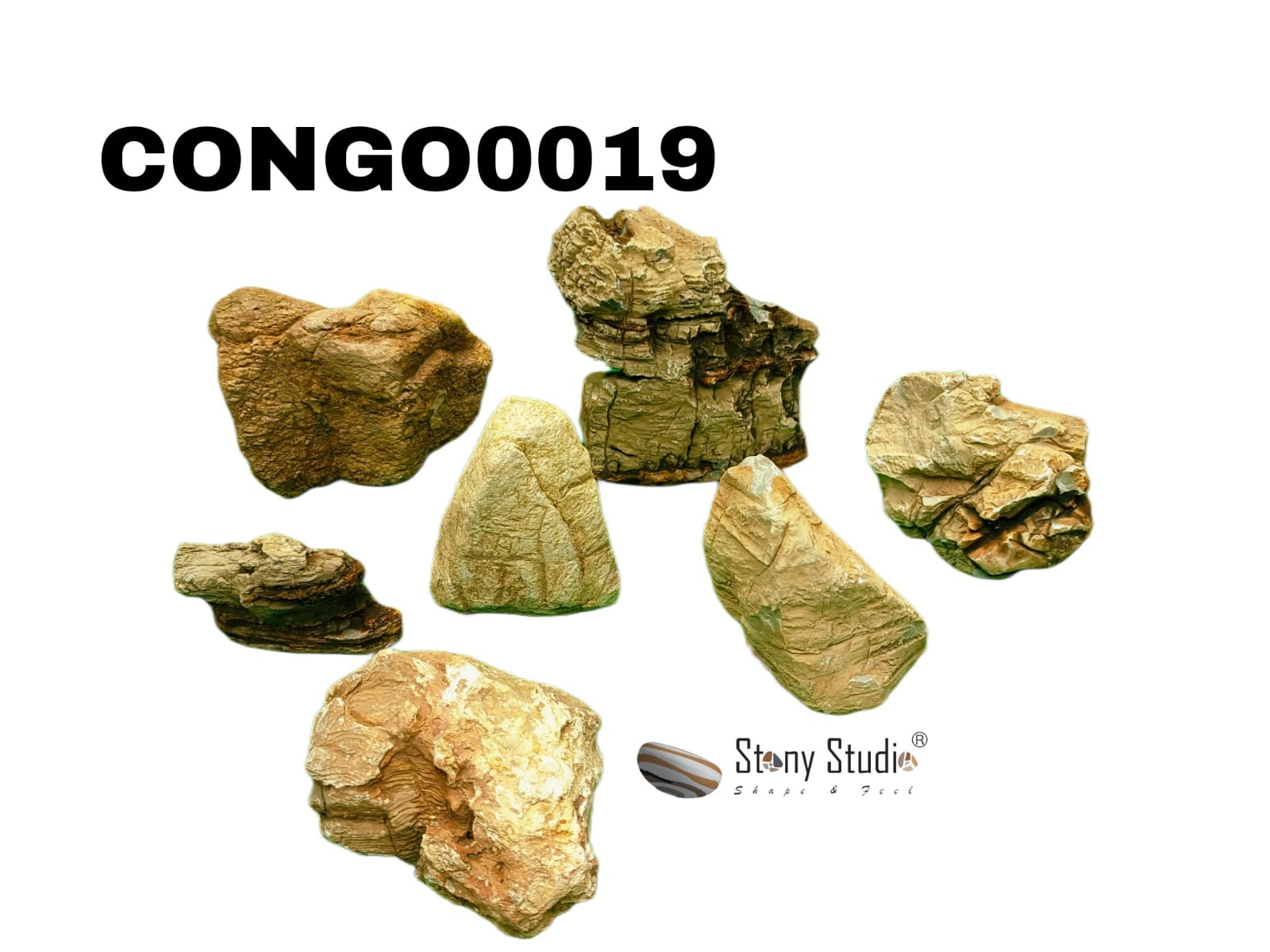 CONGO ROCK 20 KG – CONGO0019 - Stony Studio