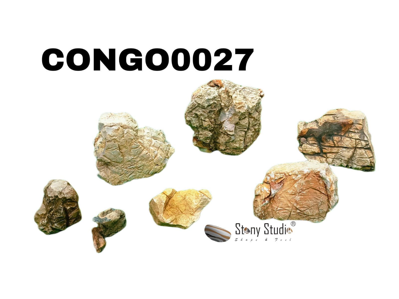 CONGO ROCK 15 KG – CONGO0027 - Stony Studio